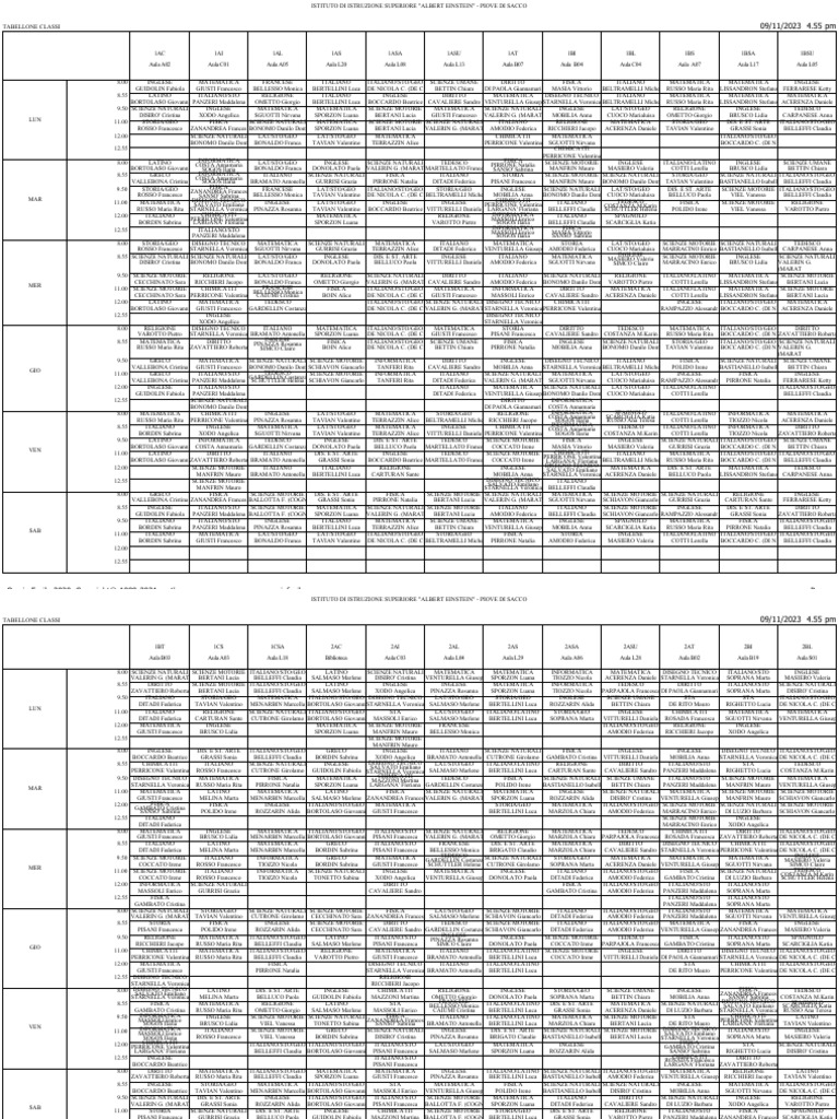 Classi Con Aule | PDF