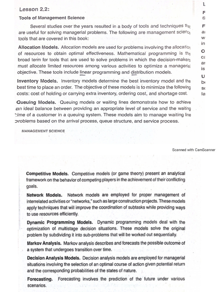 MGF Tools Notes | PDF