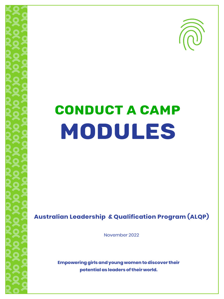 Conduct-a-Camp-Module-1 | PDF