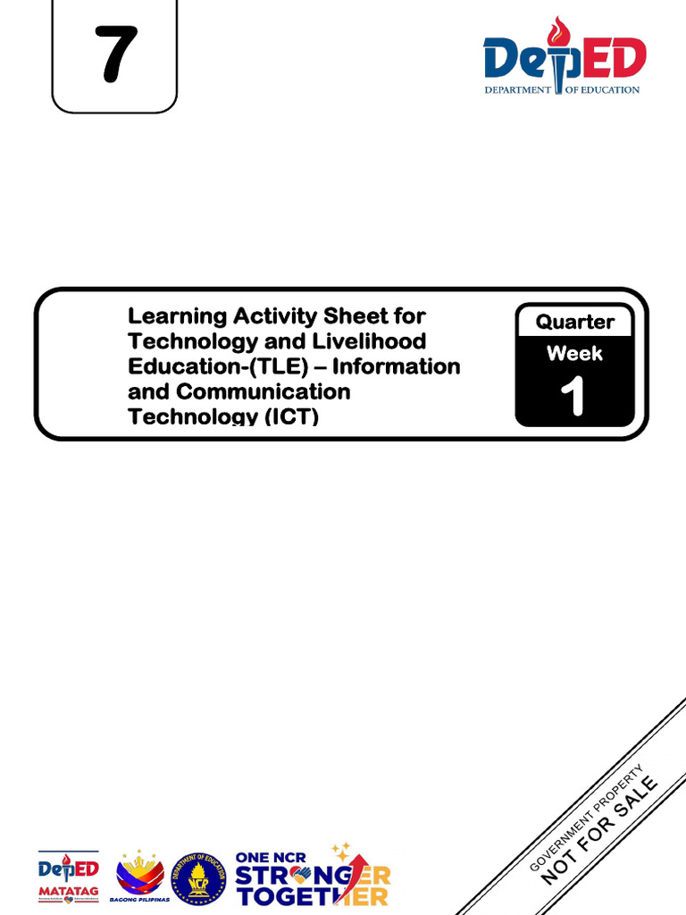 Ws g7 Tle Ict q1 w1 Final | PDF
