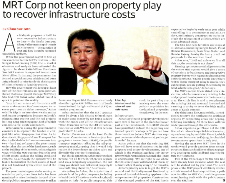 12 The Edge MRT Corp Not Keen On Property Play To Recover ...