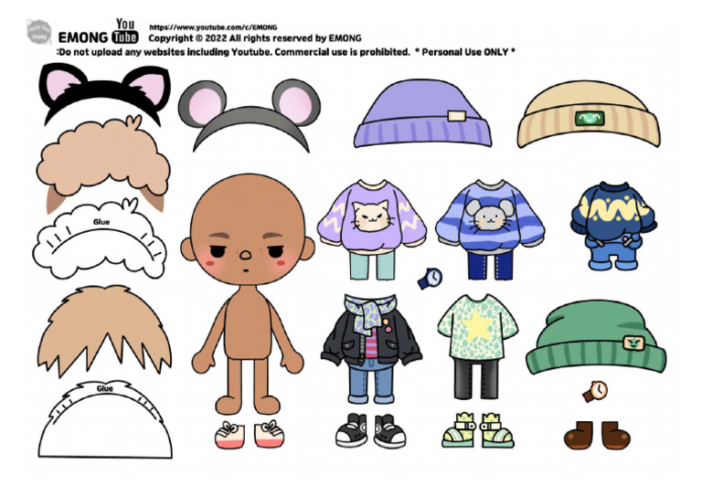 EMONG's Paper Dolls (Cat House) | PDF