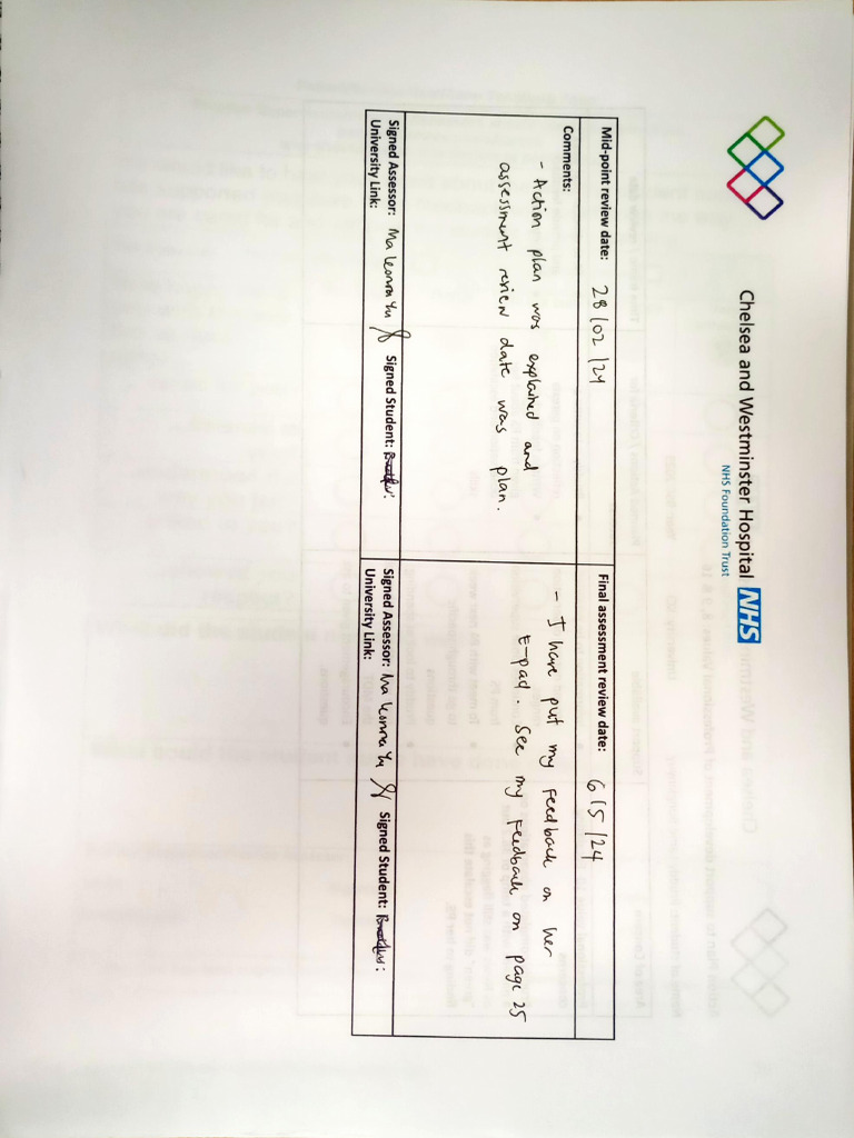 Action plan review signatures | PDF
