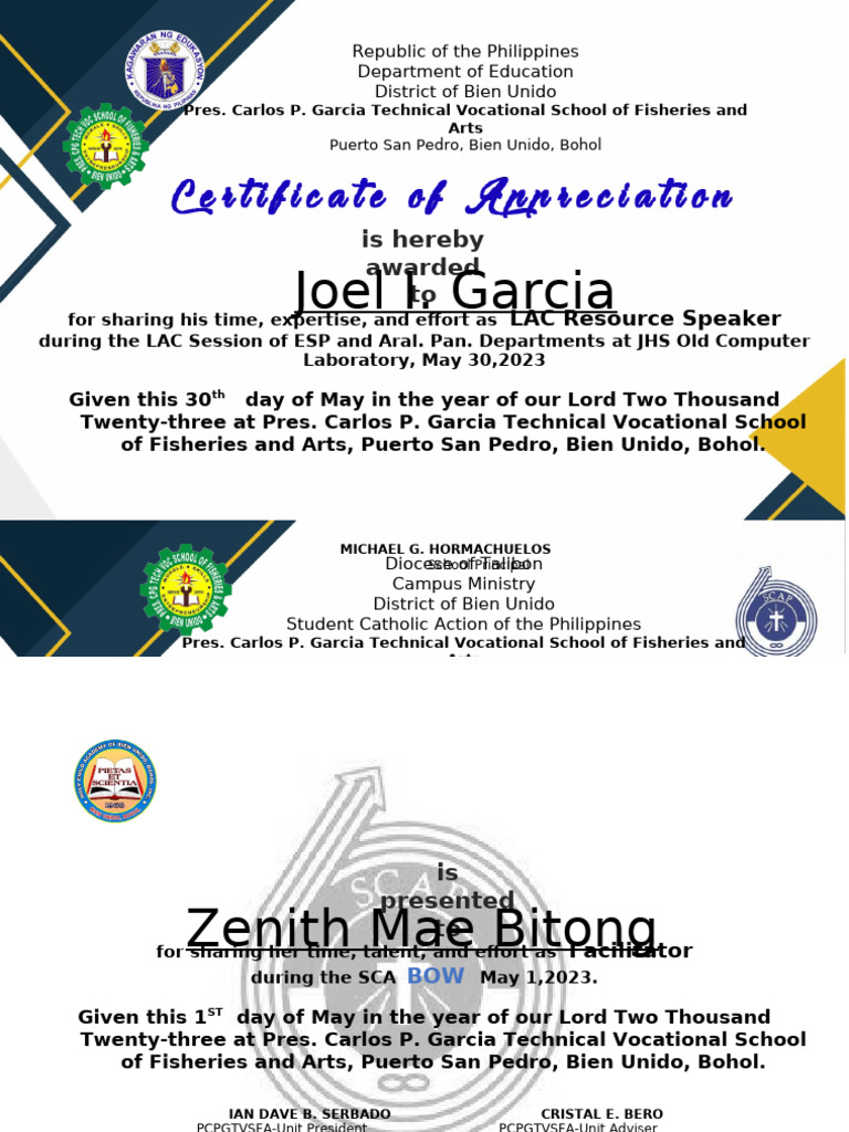 Lac Certificate | PDF