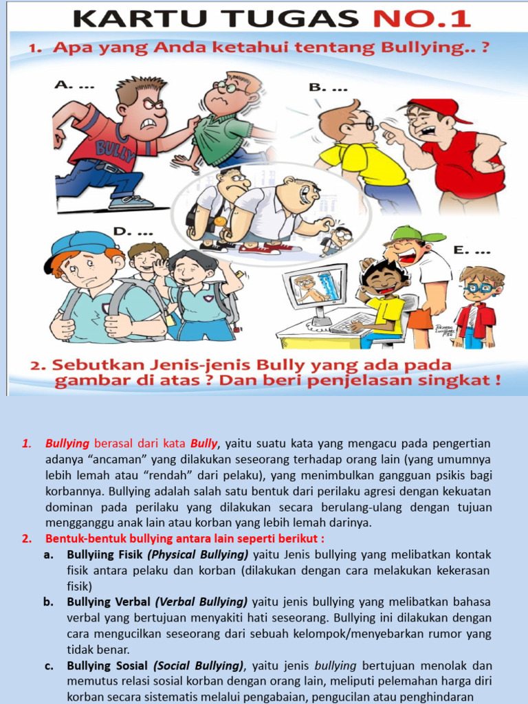 Jawaban Kartu Puzzle Bullying-2 | PDF