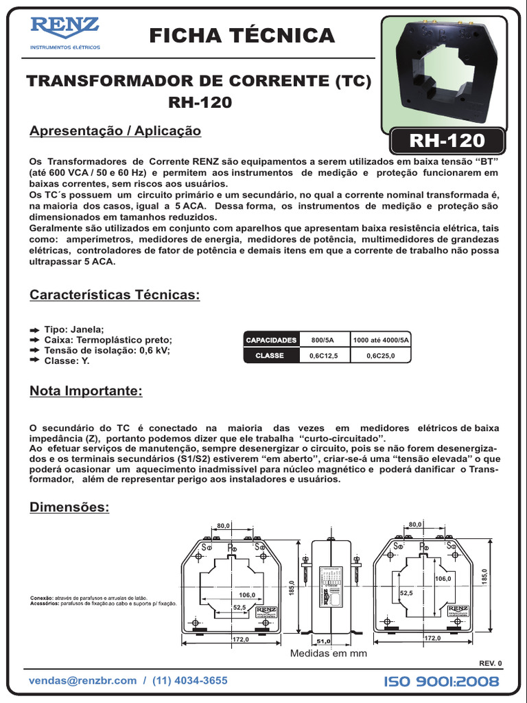 Renz - RH 120 | PDF