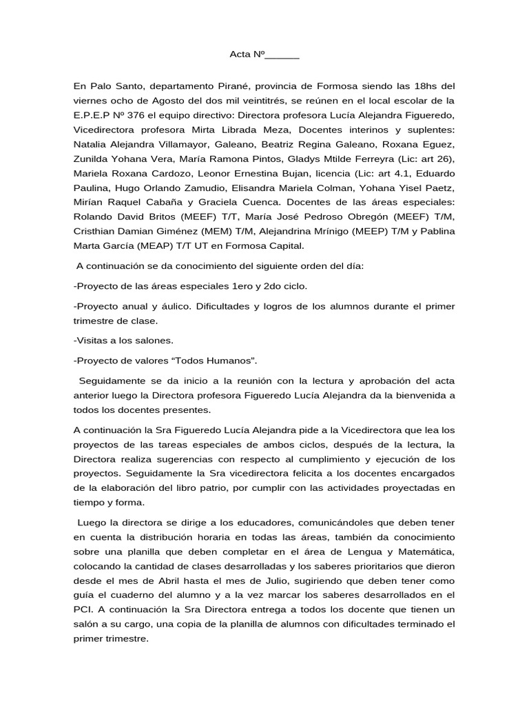 acta terminada 2023 | PDF
