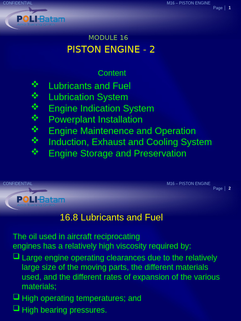 M16 PPT Piston Engine 211 | PDF