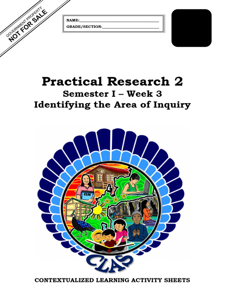 PracticalResearch2 QI W3 Identifying The Area of Inquiry 1 Ver 2 ...