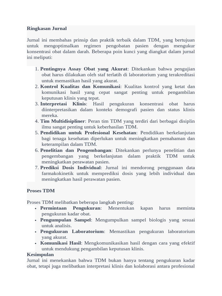 telaah jurnal tdm | PDF