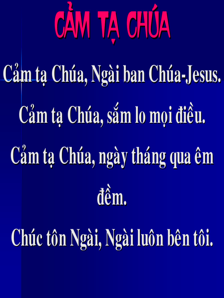 Cam Ta Chua | PDF