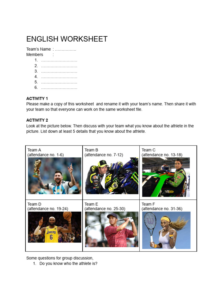 Gr.10 English Unit 1 Worksheet | PDF