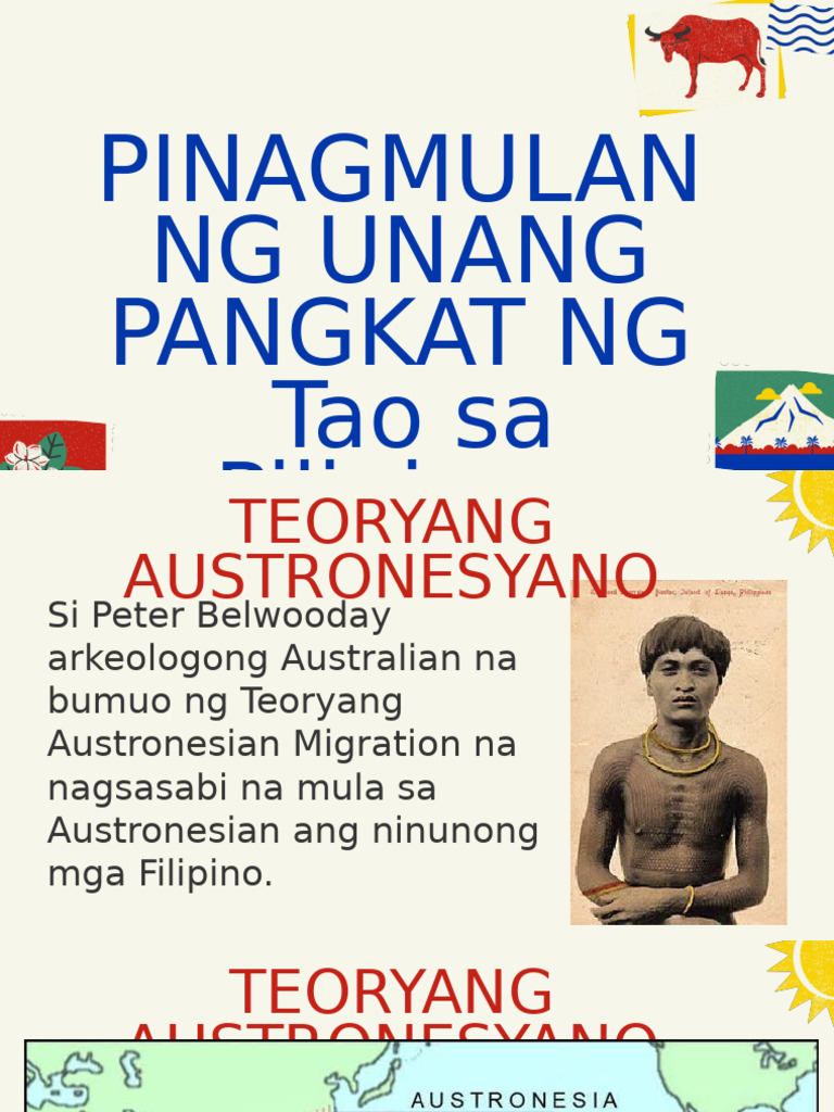 Pinagmulan NG Unang Pangkat NG Tao Sa Pilipinas | PDF