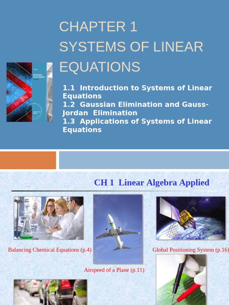 Systems of Linear Equations | PDF