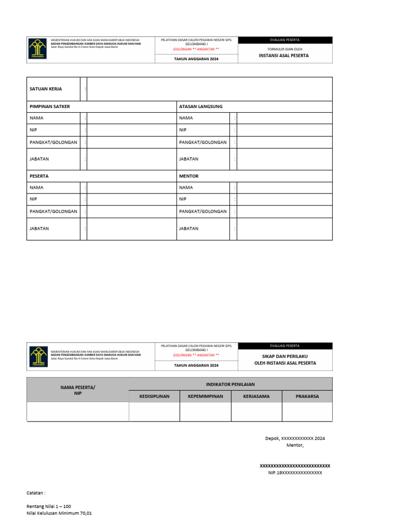 Form PKTBT 2024 | PDF