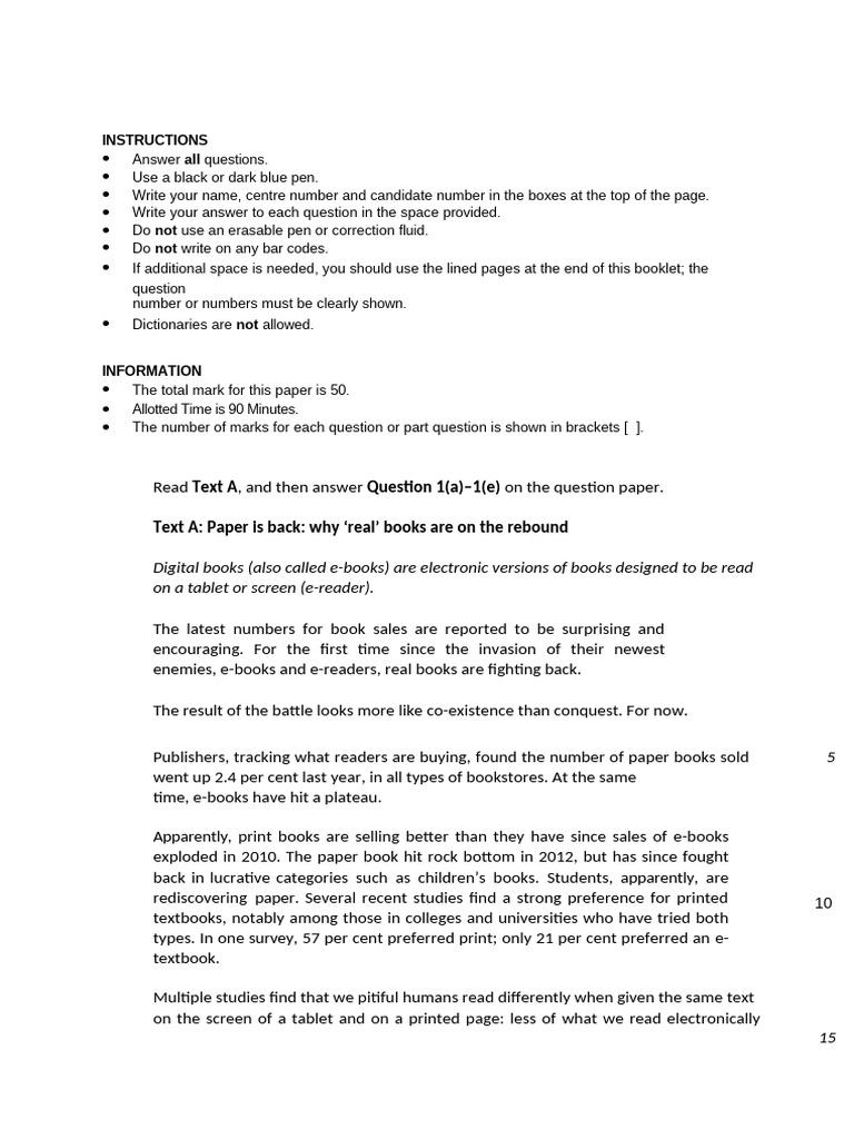 GR X Caie QP - Ia 2 - English | PDF