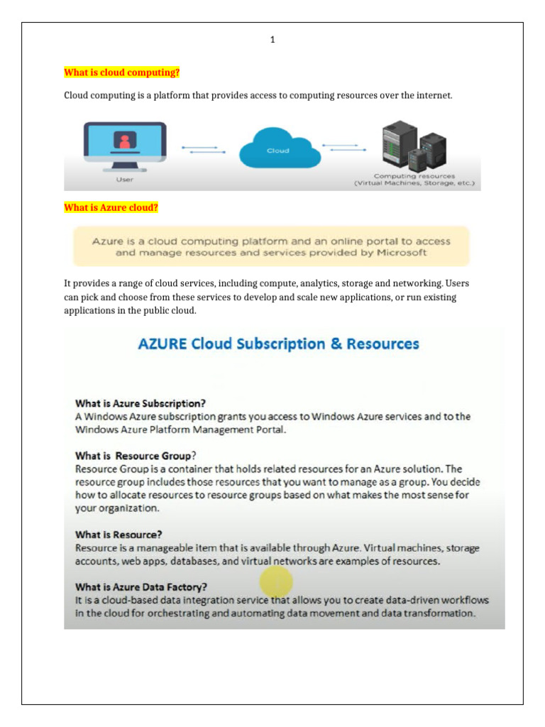Azure Data Factory Material | PDF