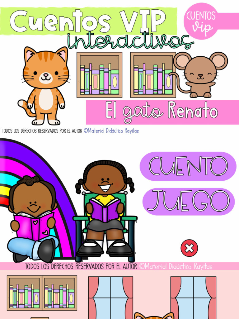 Cuento Interactivo. El Gato Renato | PDF