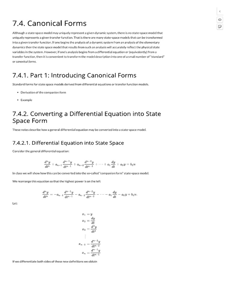 Canonical Forms 2 | PDF