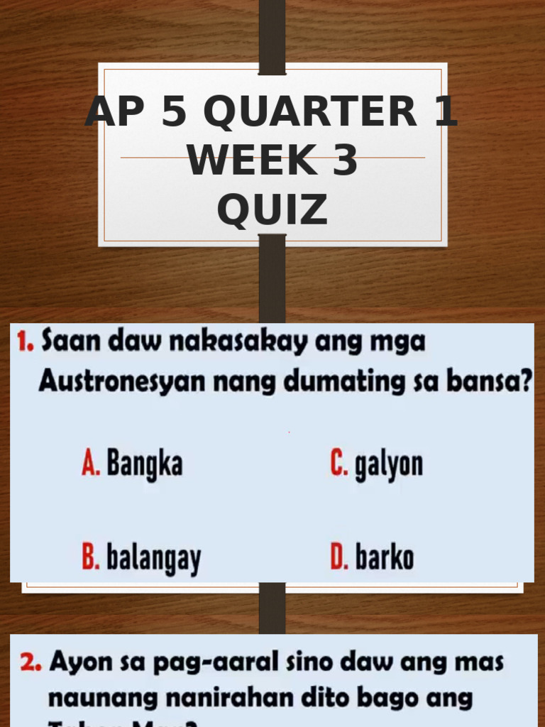 Quiz - Week 3 AP Q1 | PDF