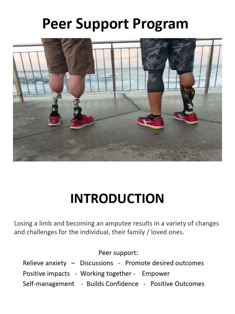 Amputee Peer Support Program Marny Cringle | PDF