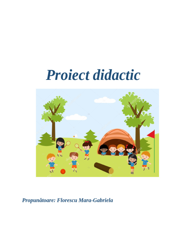 Proiect Didactic Inspectie | PDF