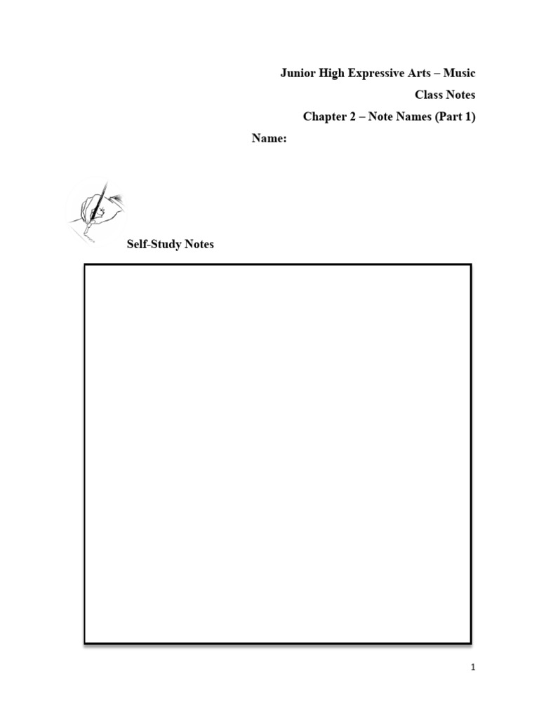 Unit 2 -Note Names -Part 1 | PDF Unit 2 -Note Names -Part 1 | PDF