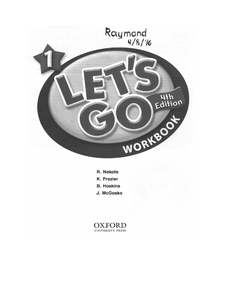 Let S Go 1 Workbook | PDF