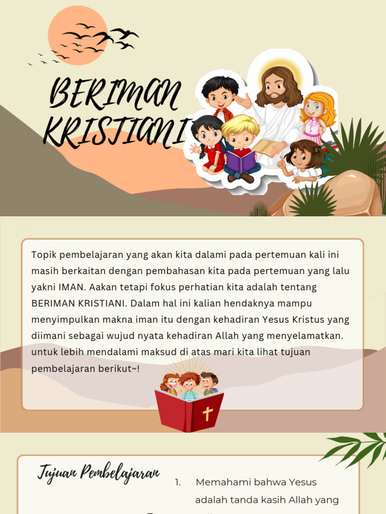 Beriman Kristiani 1 | PDF