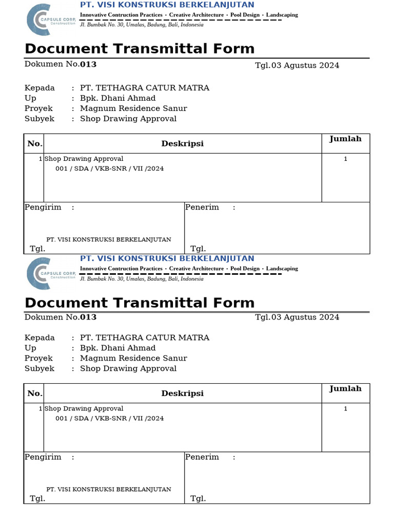 TRANSMITTAL | PDF | Supply Chain Management | Procurement