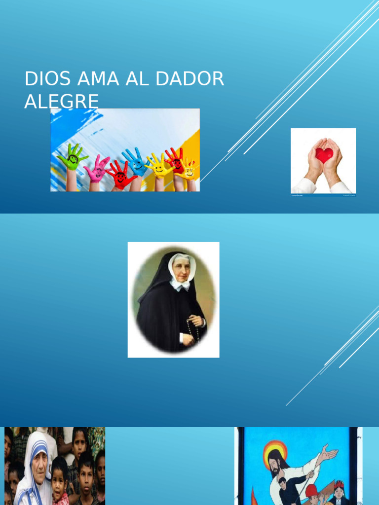 Dios Ama Al Dador Alegre | PDF