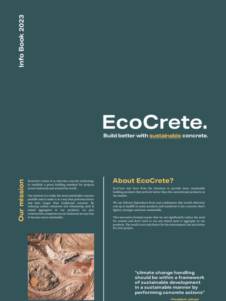 EcoCrete Infobook 2023 | PDF