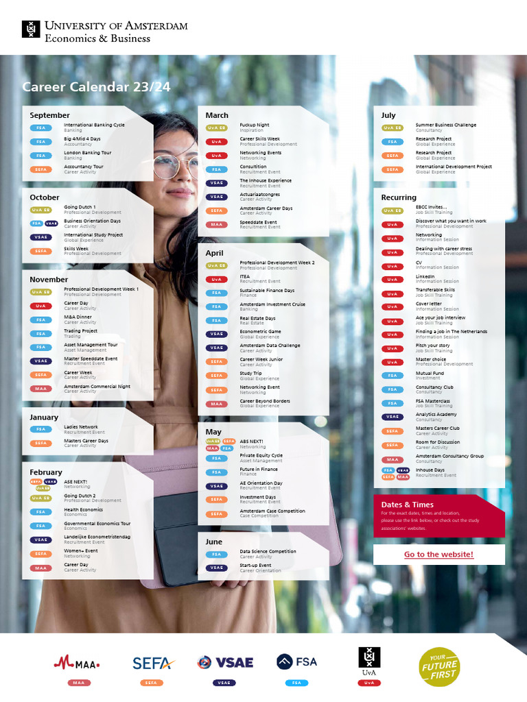 Career Calendar 2023 2024 | PDF