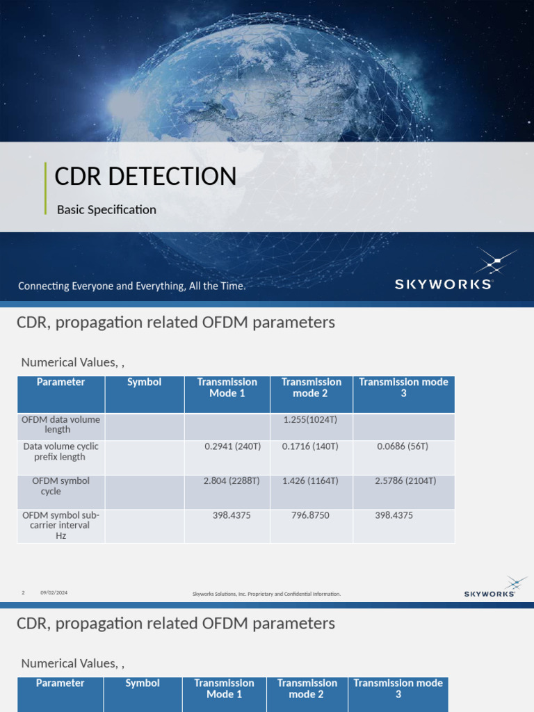 CDR Detection | PDF