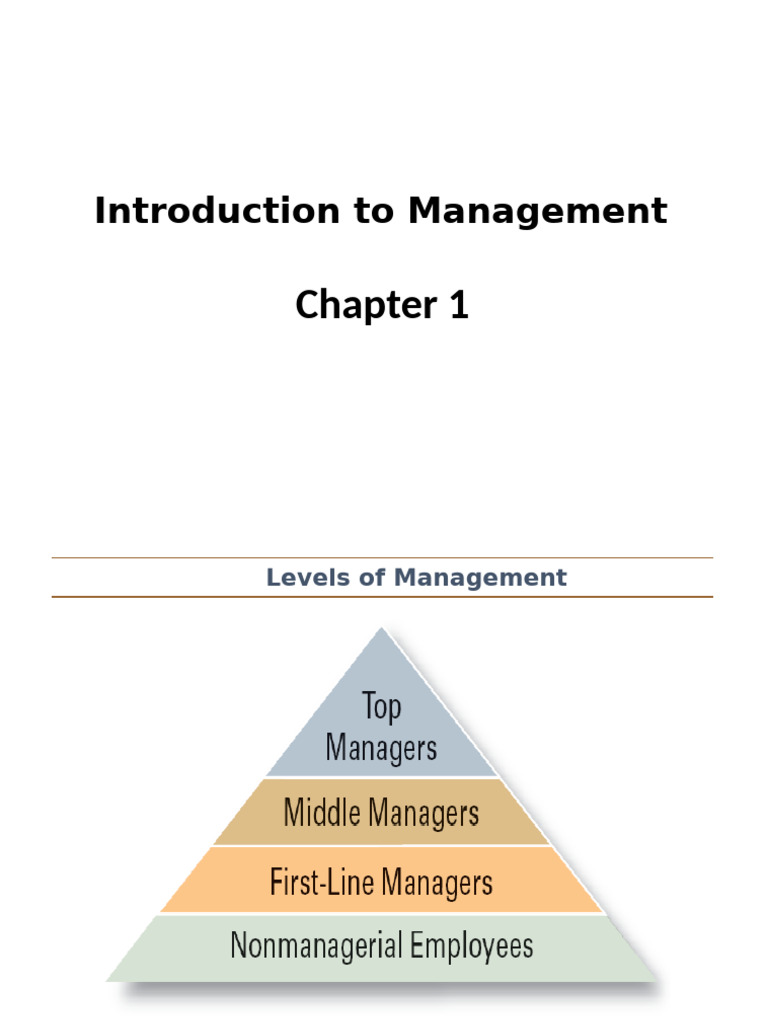 Ch. 1,1a - Introduction and History of MGMT | PDF