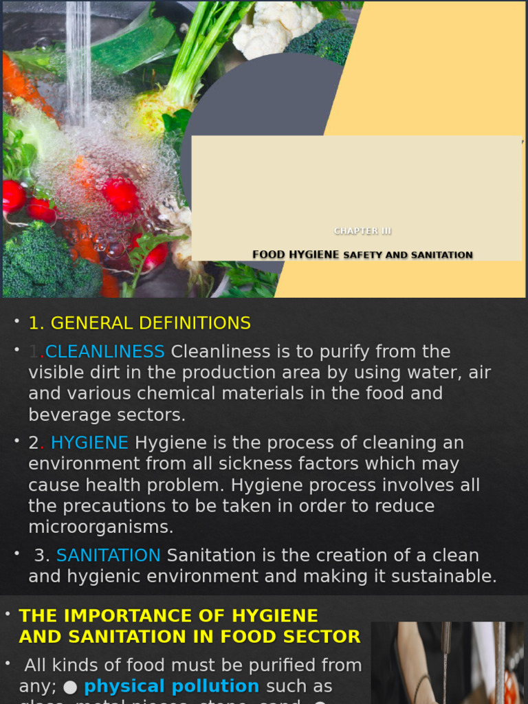 Food Hygiene Safety and Sanitation | PDF | Hazard Analysis And Critical ...