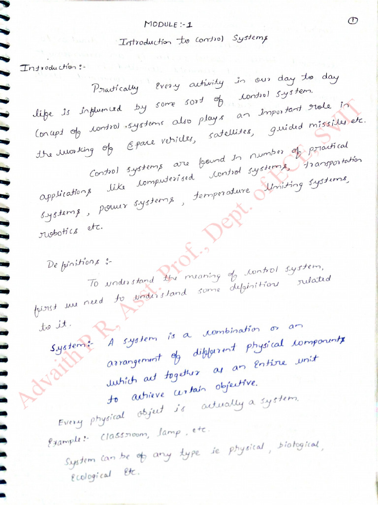 Bec403 m1 Notes | PDF