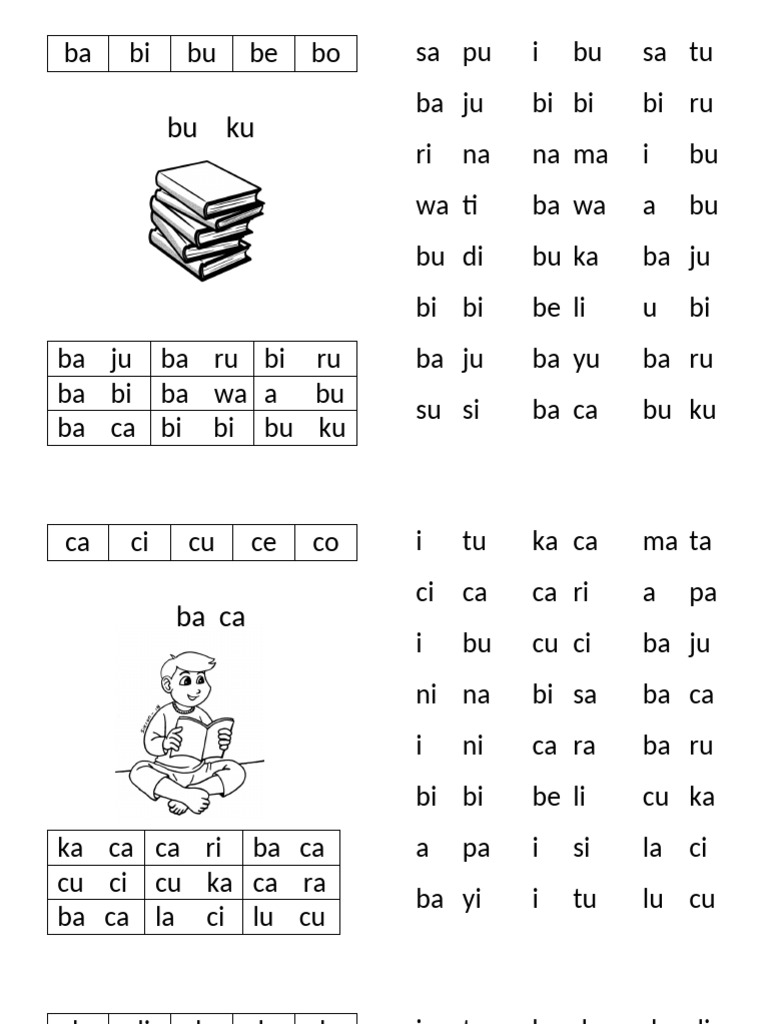 Buku Belajar Membaca | PDF