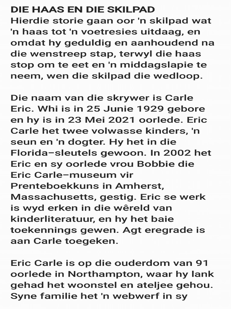 Die Haas End Die Skilpad - 240828 - 044824 | PDF