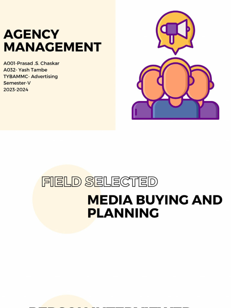 Ad Agency Interview | PDF