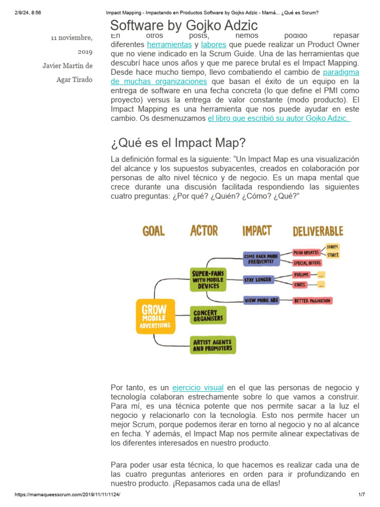 Impact Mapping - Impactando en Productos Software by Gojko Adzic - Mamá ...