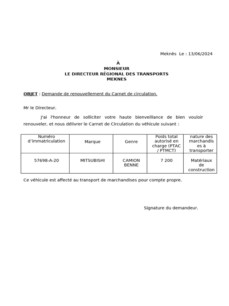 Carnet Circuler 1 | PDF