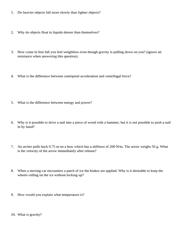Ib Questions Game | PDF