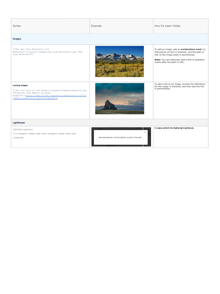 Markdown Syntax - Part4 | PDF
