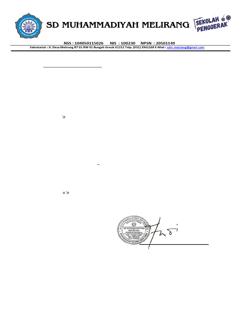 Undangan Untuk Pengawas | PDF