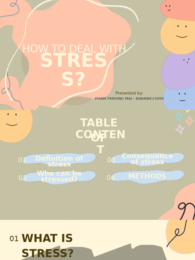 How To Deal With Stress | PDF