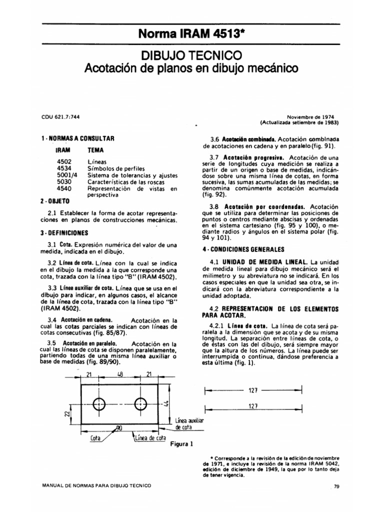 Acotacion IRAM | PDF
