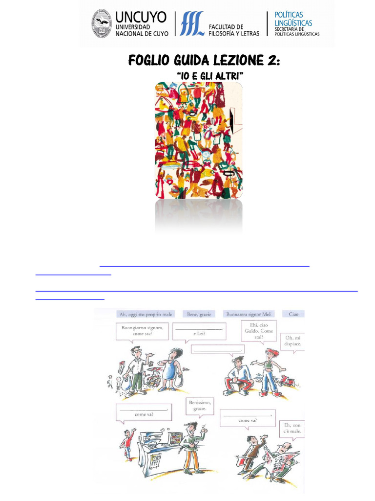 Foglio Guida Lezione 2 | PDF