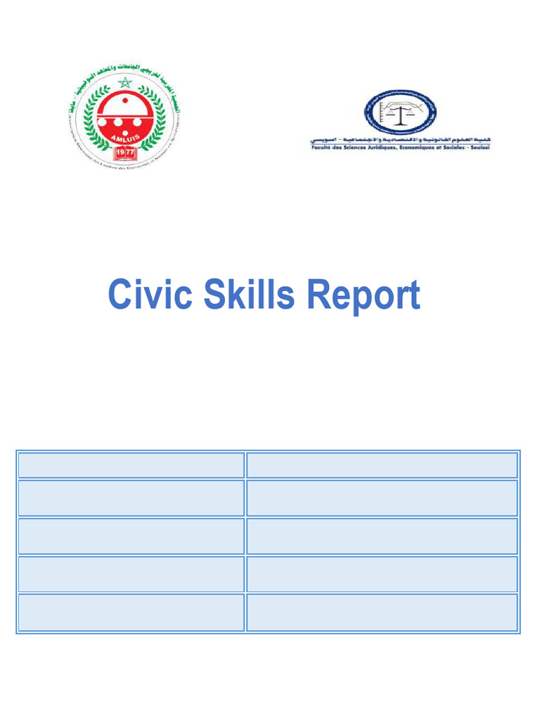 Civic Skills Report PDF | PDF