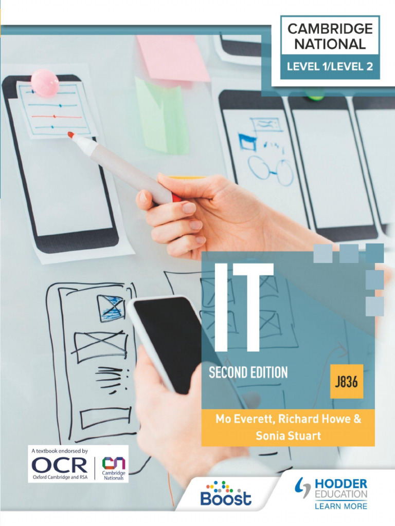 Level 1 and Level 2 Cambridge National in IT (J836) Second Edition | PDF